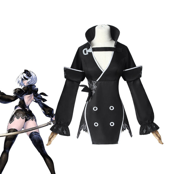 NieR Automata Reincarnation 2B Cosplay Costumes - Full Set – Cosplay Plan
