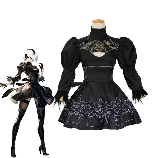 Buy Nier: Automata 2B YoRHa No.2 Type B Cosplay Costumes – Cosplay Plan