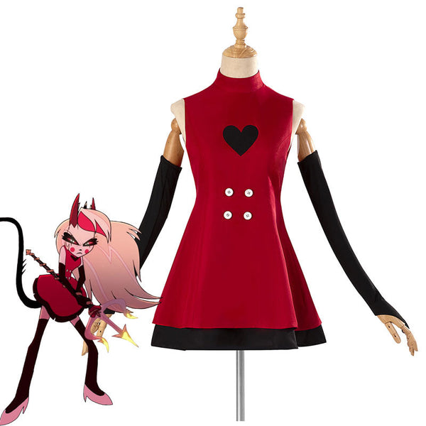 Shop Hazbin Hotel Charlie Morningstar Full Demon Cosplay Costumes ...