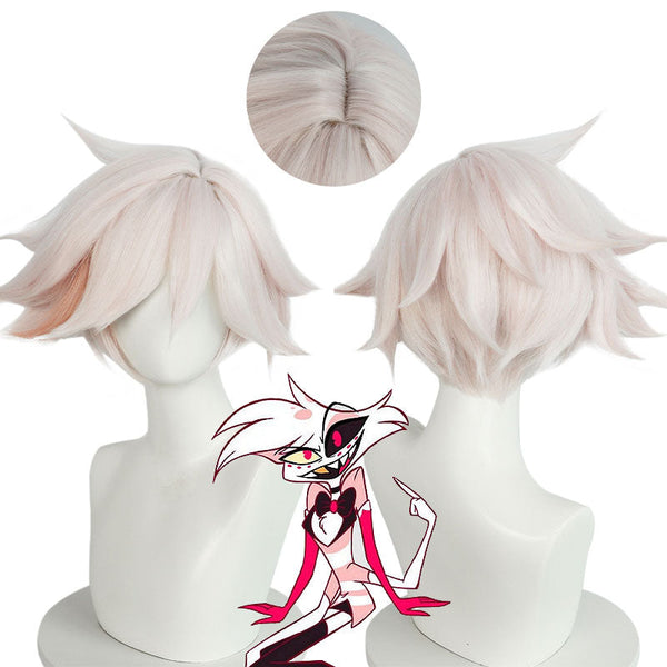 Shop Hazbin Hotel Angel Dust Cosplay Wigs – Cosplay Plan