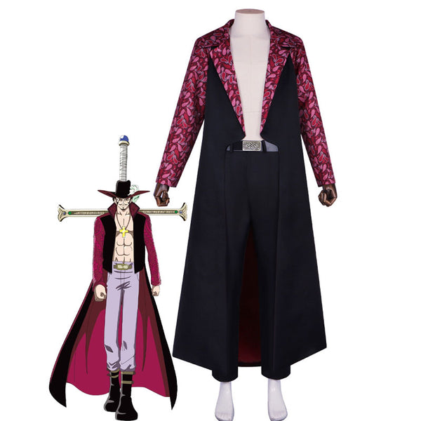 One Piece Dracule Mihawk Hawk Eyes Cosplay Costume – Cosplay Plan