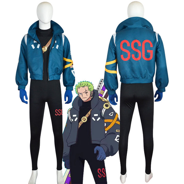 One Piece Zoro Cosplay Costume - Egghead Arc Attire – Cosplay Plan