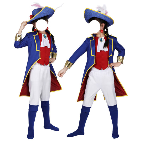 Princess Peach Showtime Swordfighter Peach Kids Cosplay Costumes ...