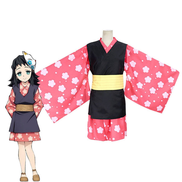 Anime Demon Slayer Kimetsu no Yaiba Makomo Cosplay Costumes For Sales ...