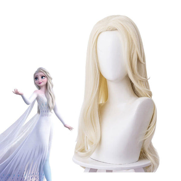 Buy Frozen 2 Elsa Snow Queen Wig - Light Golden Cosplay – Cosplay Plan