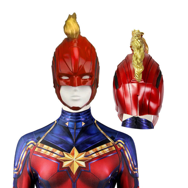 Get Avengers: Endgame Captain Marvel Carol Danvers Mask Cosplay Props ...