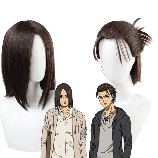 Anime Attack on Titan Last Season Eren Yeager Cosplay Wigs – Cosplay Plan