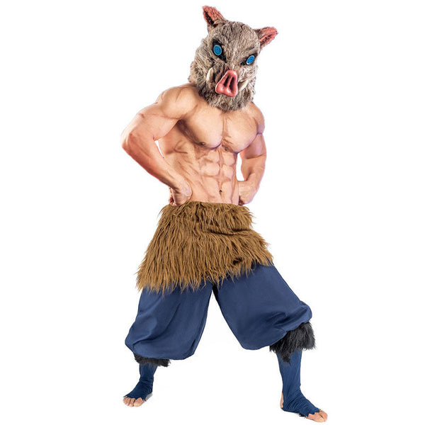 Demon Slayer Kimetsu no Yaiba Inosuke Hashibira Cosplay Costume ...