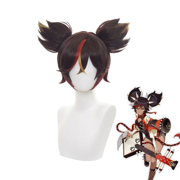 Shop Authentic Genshin Impact Xinyan Brown Cosplay Wigs – Cosplay Plan