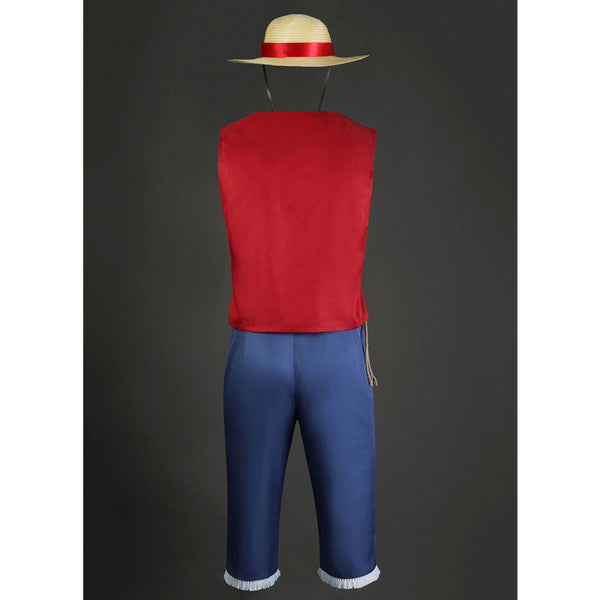 Monkey D. Luffy Vest Fullset Cosplay Costumes - One Piece Cosplay ...