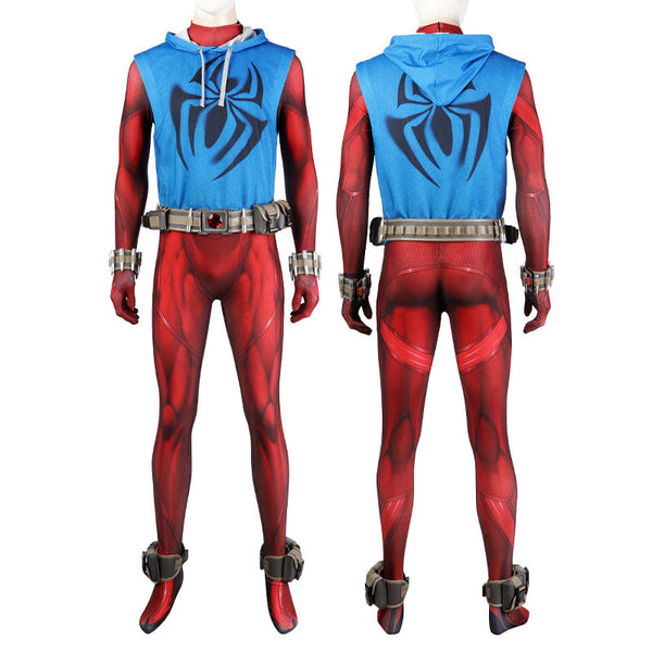 Scarlet Spider Ben Reilly Cosplay Costumes - Spider-Verse Inspired ...