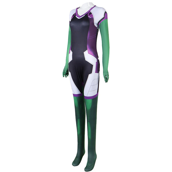 Shop Marvel She-Hulk Jennifer Walters Jumpsuit Cosplay Costumes ...