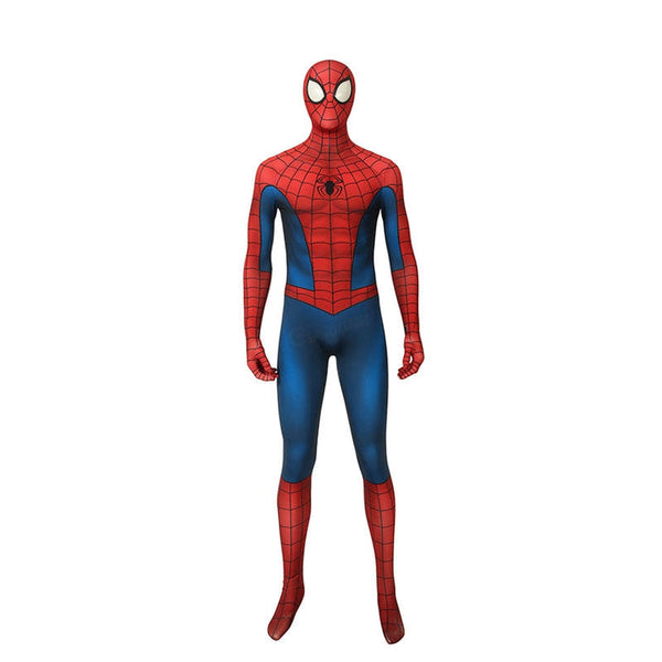 Spider-Man Elastic Force Jumpsuit Cosplay Costume with Free Headgear ...